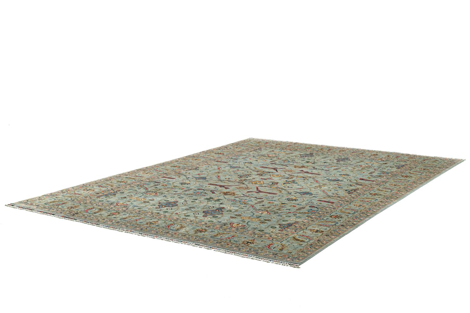 Pir Mahal - Handgeknüpfter Shawl Teppich aus Ghazni Wolle | Ten ...